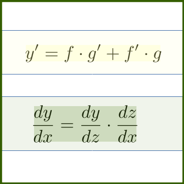 Differentialrechnung: Produktregel und Kettenregel - Lectures4you